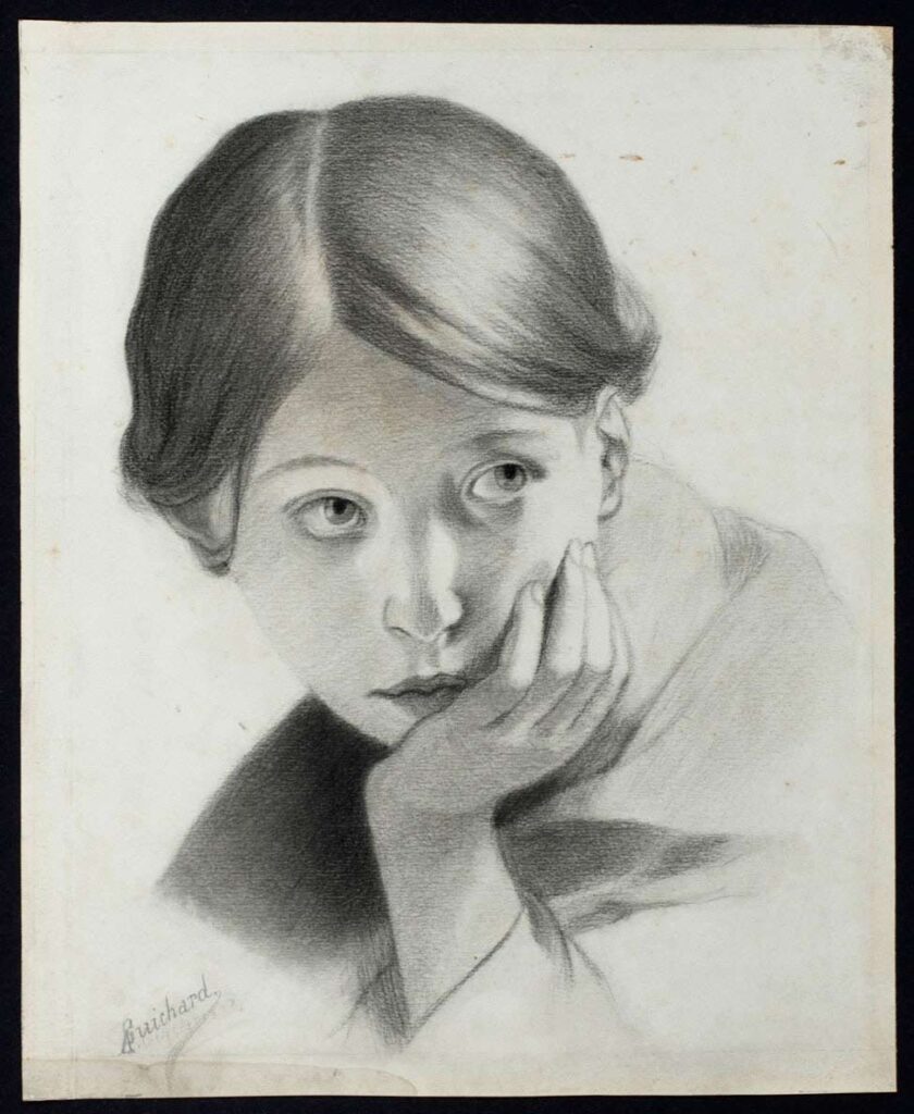 Dessin, portrait fille - Poetica Art